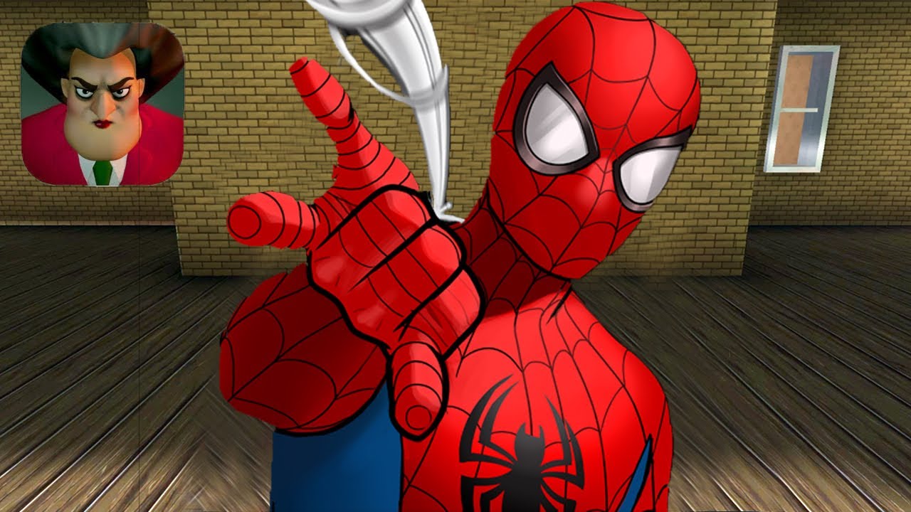 Scary Teacher 3D New Spider-Man Full History Part 76 Gameplay ...