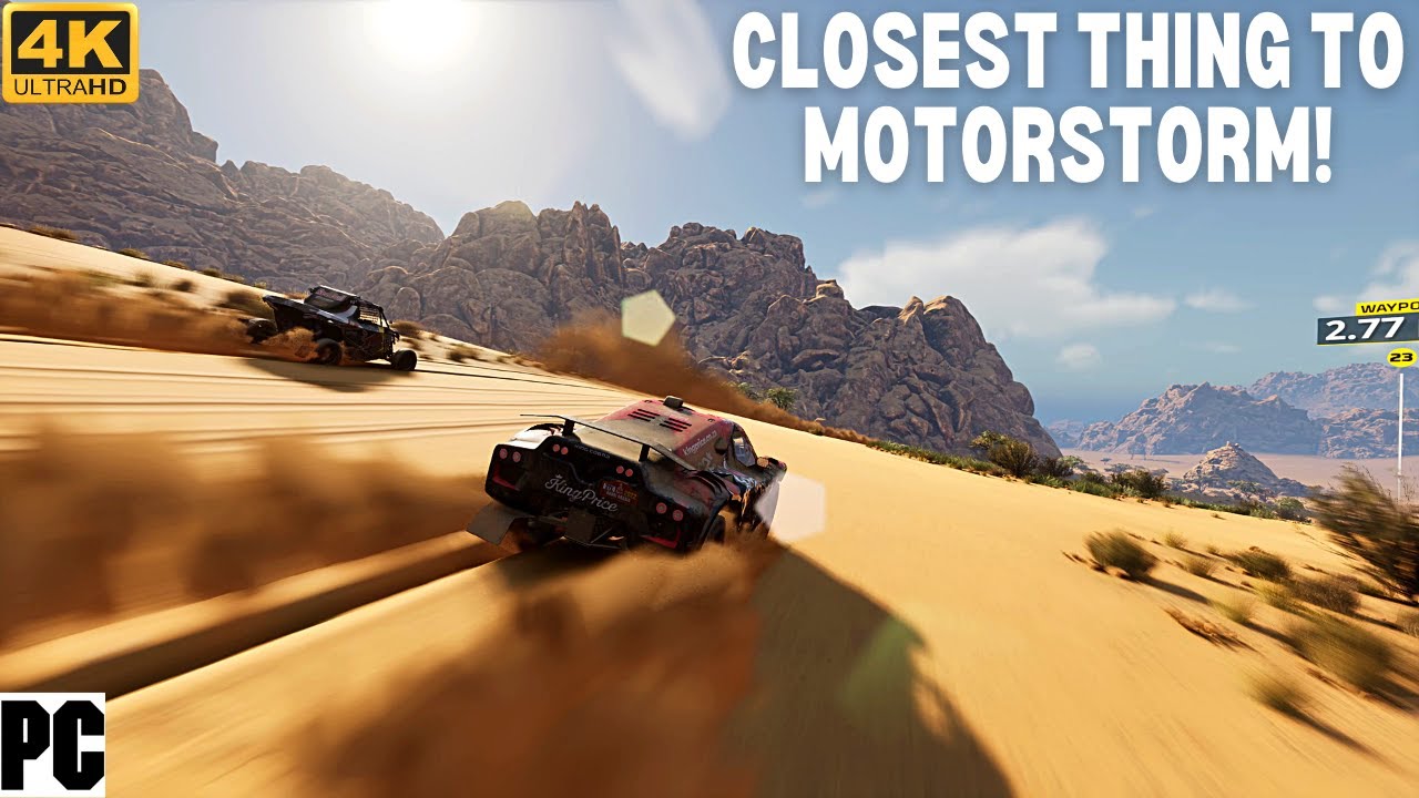 Reminds me of MOTORSTORM | Desert Dakar Rally | PC 4k Max RTX 3070 ...