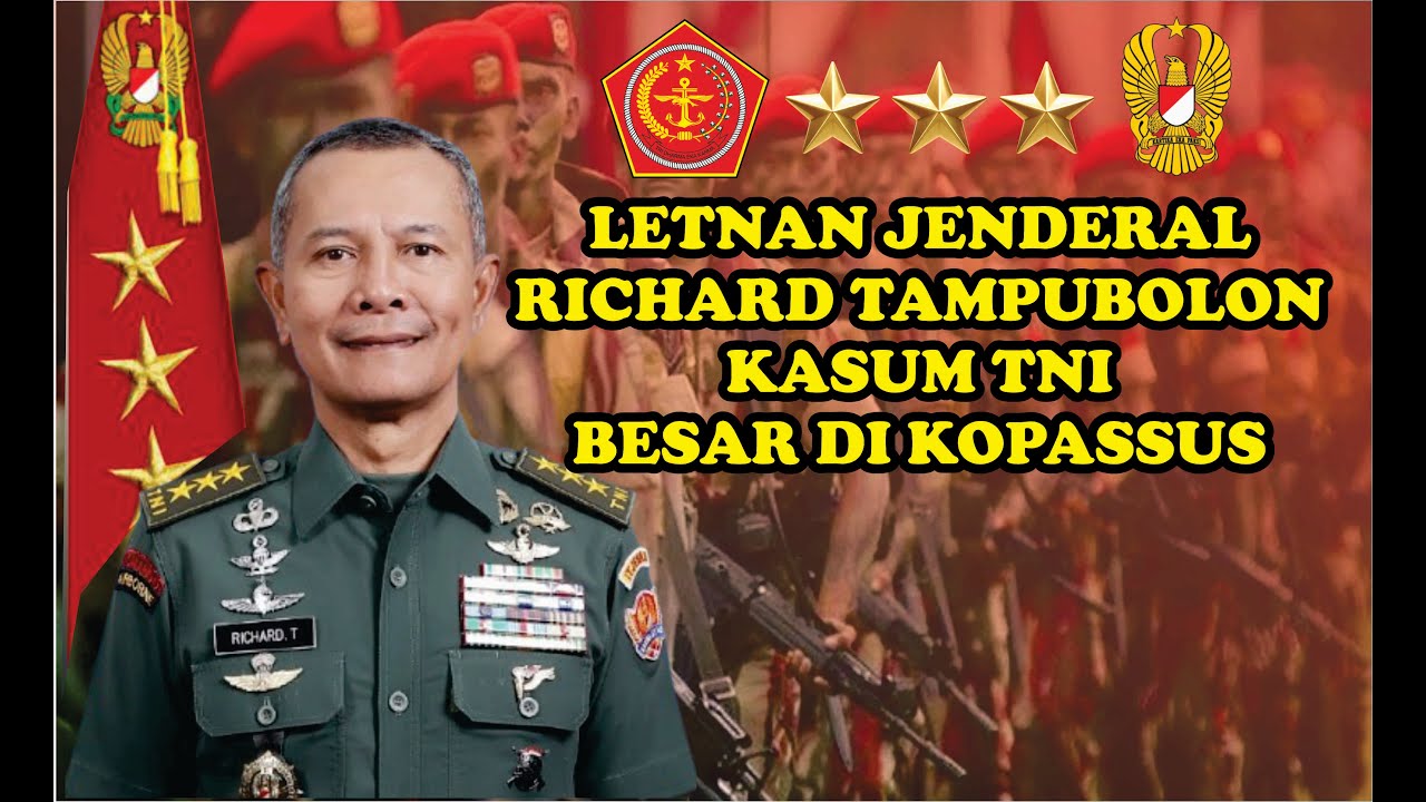 Siapa LETJEND RICHARD TAMPUBOLON KASUM TNI Putera Batak Bintang 3 TNI ...