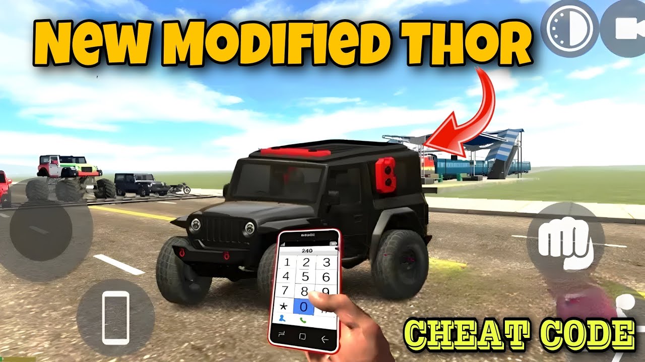 New Modified Thar Cheat Code? Indian Bike Driving 3D New Thar Update in Hindi! AM Indian gamer ...