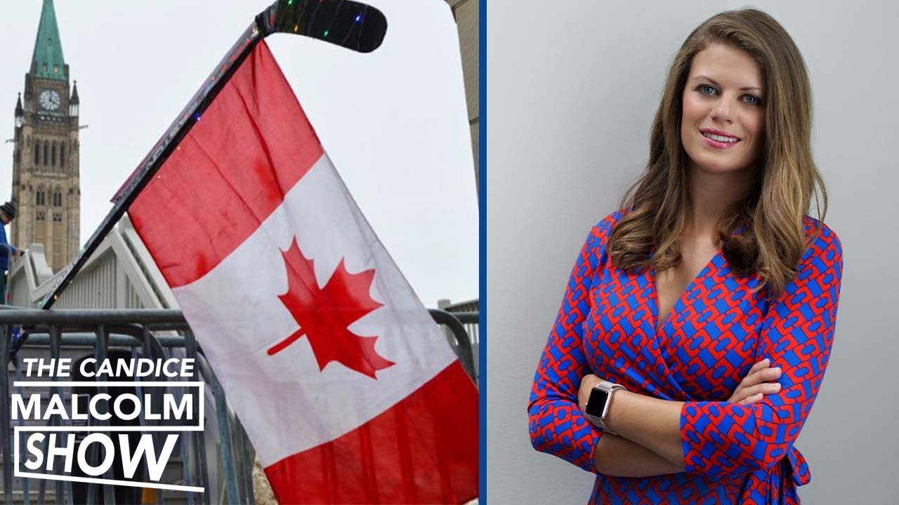Legacy media journalists think the Canadian flag is "problematic" - YouTube