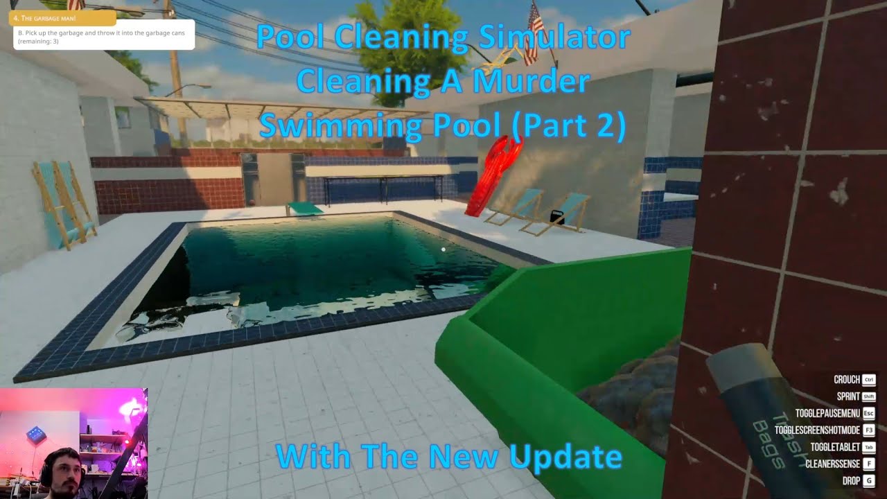 Pool Cleaning Simulator Cleaning A Murder Swimming Pool Part 2 With The ...