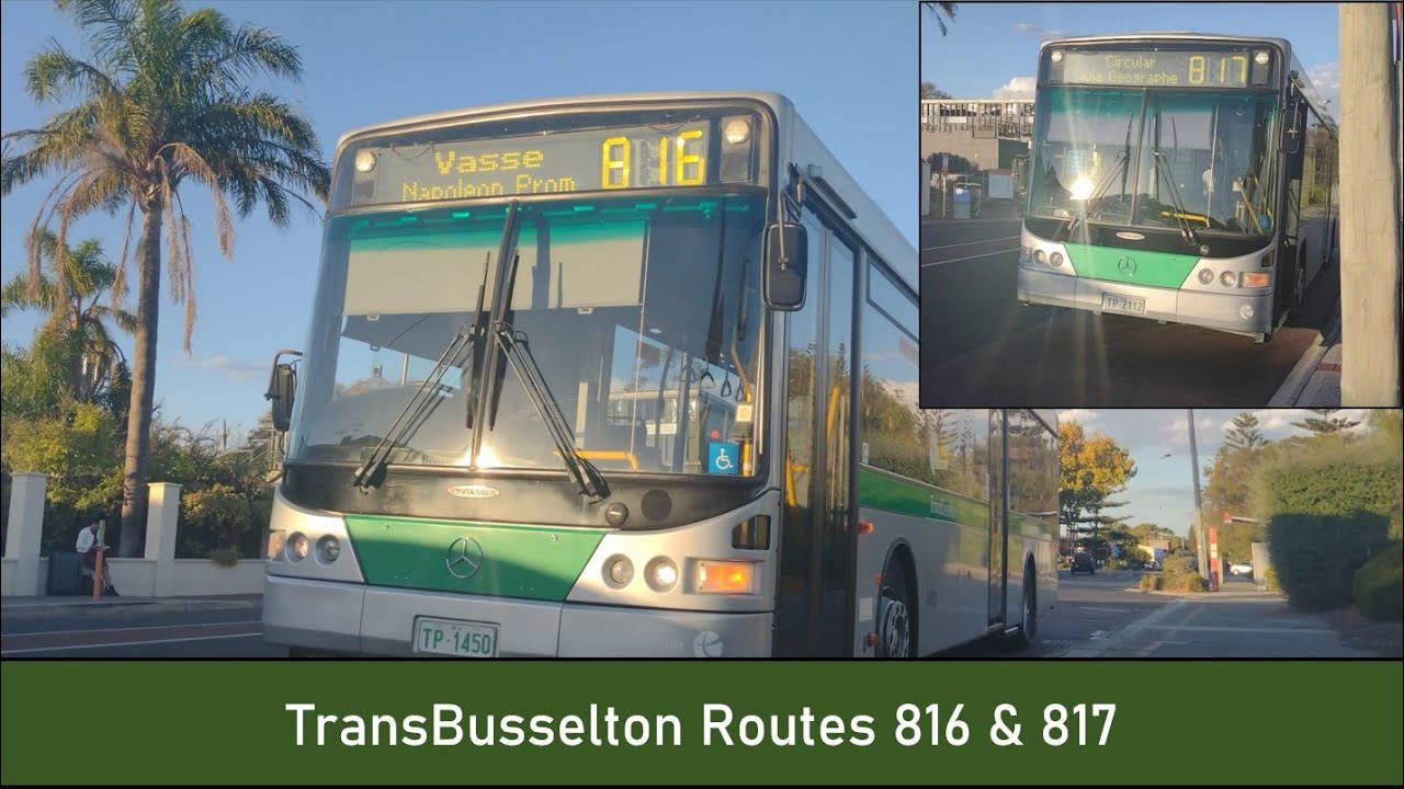 Busselton Bus Routes 816 & 817 - YouTube