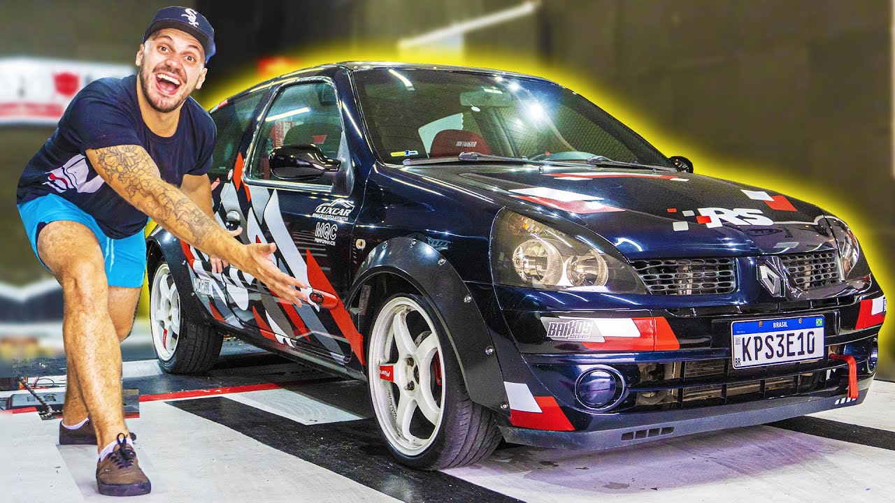 FIZ um WRAP de CORRIDA NO CLIO da FILTROS RS 🤩 - Theo Amaral - YouTube