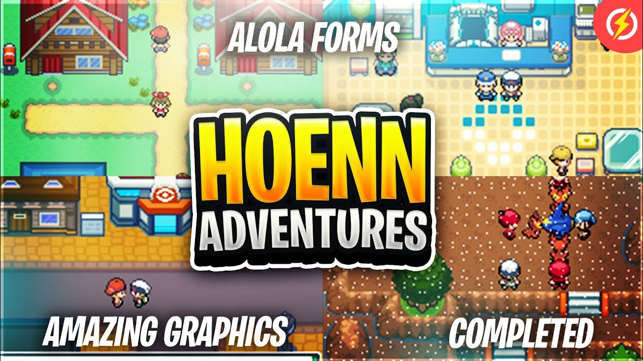 Pokemon Hoenn Adventures - Completed GBA Rom Hack With Alola Forms ...