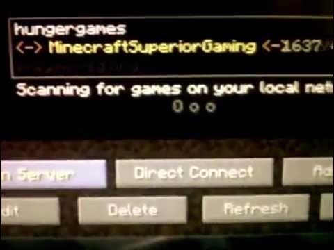 minecraft hunger games server code - YouTube