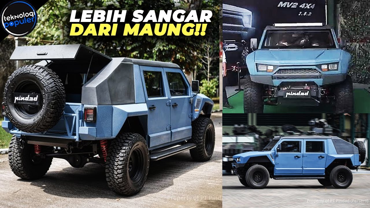 DI JUAL UNTUK UMUM? Rantis Tempur MV2 Buatan PT Pindad Lebih Canggih ...