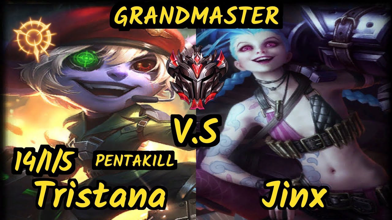 CLG Stixxay (TRISTANA) vs JINX - PENTAKILL 14/1/5 KDA BOTTOM ADC ...