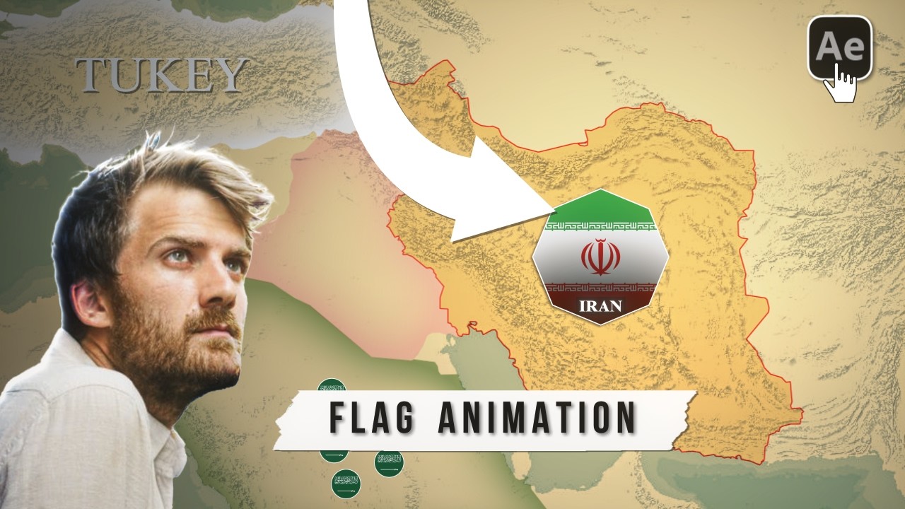 Animated Country Flags in After Effects - YouTube