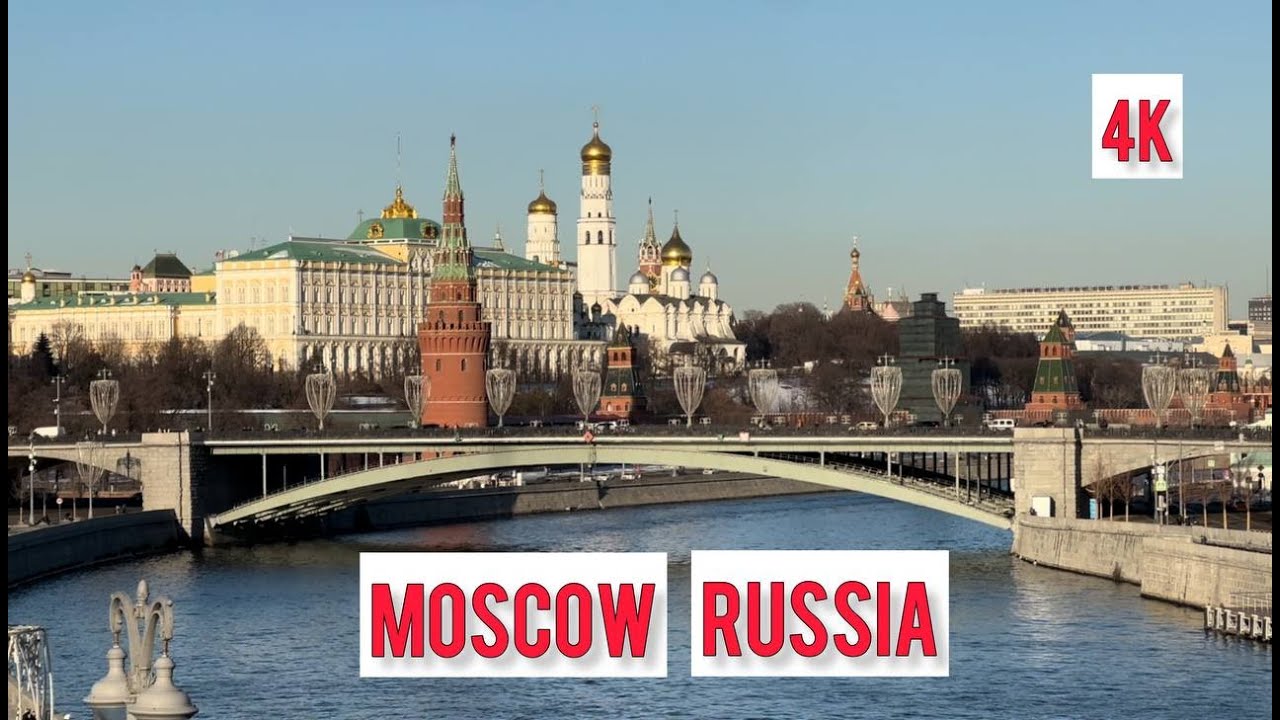 🔥 4k Moscow Walking Tour - Virtual Walking Tour - City Walk With Real ...