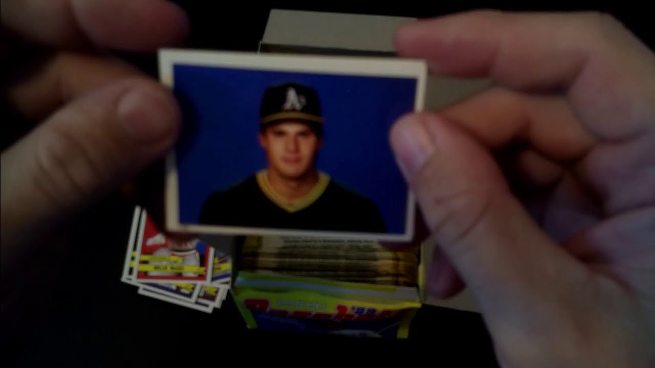 Box Breaking Vid 1: 1989 Panini Baseball Stickers! Randy Johnson Rookie ...