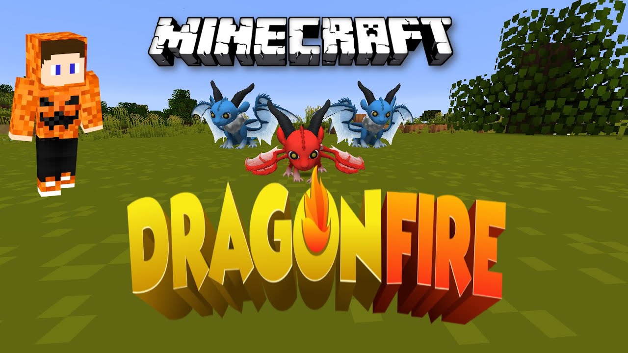 MINECRAFT DRAGON FIRE - WE GOT A RARE DRAGON!!!!!!!!!!!!!!!!!!!! - YouTube