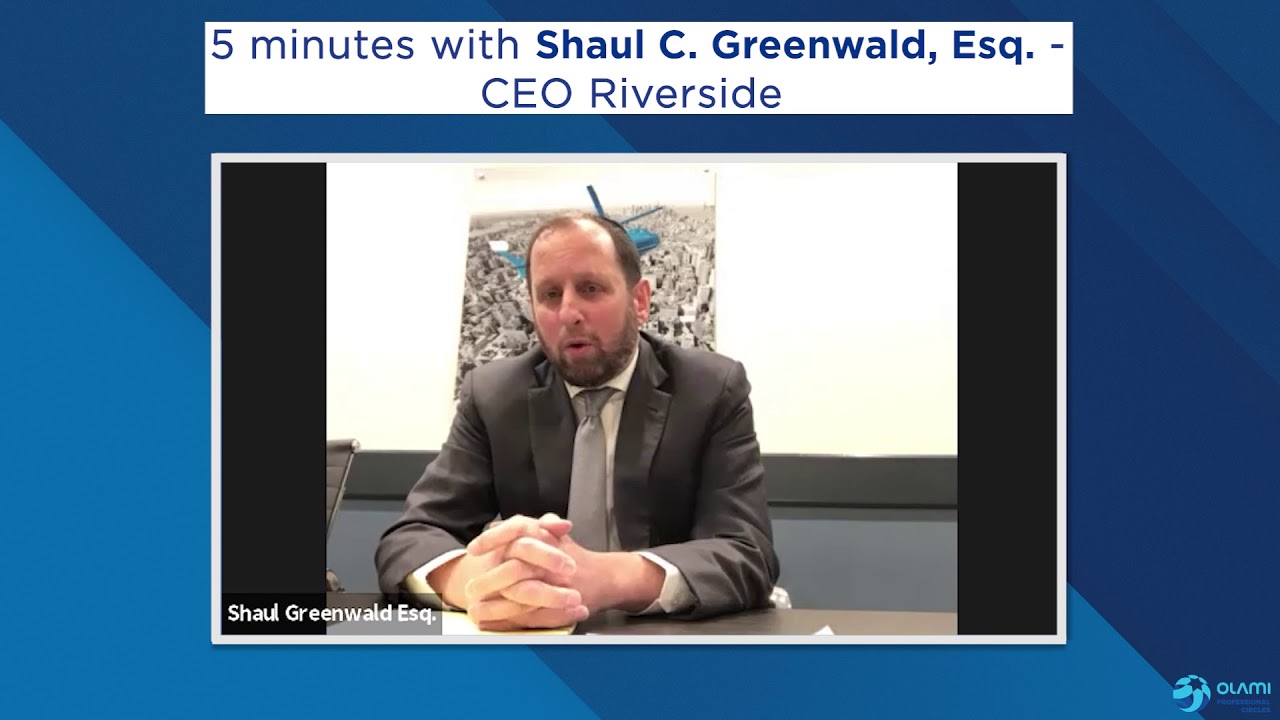 Five minutes with the CEO – Shaul C. Greenwald, Esq. - YouTube