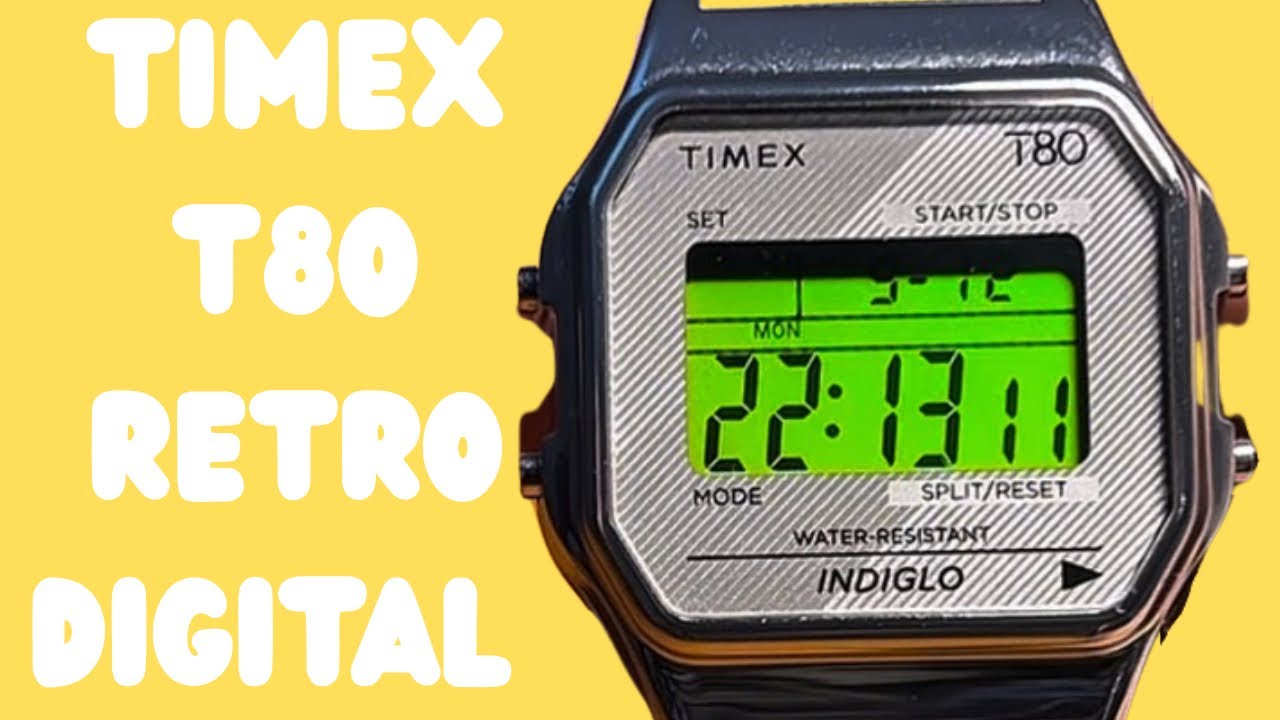Reseña Timex T80: ¡Vuelve a los 80! - YouTube