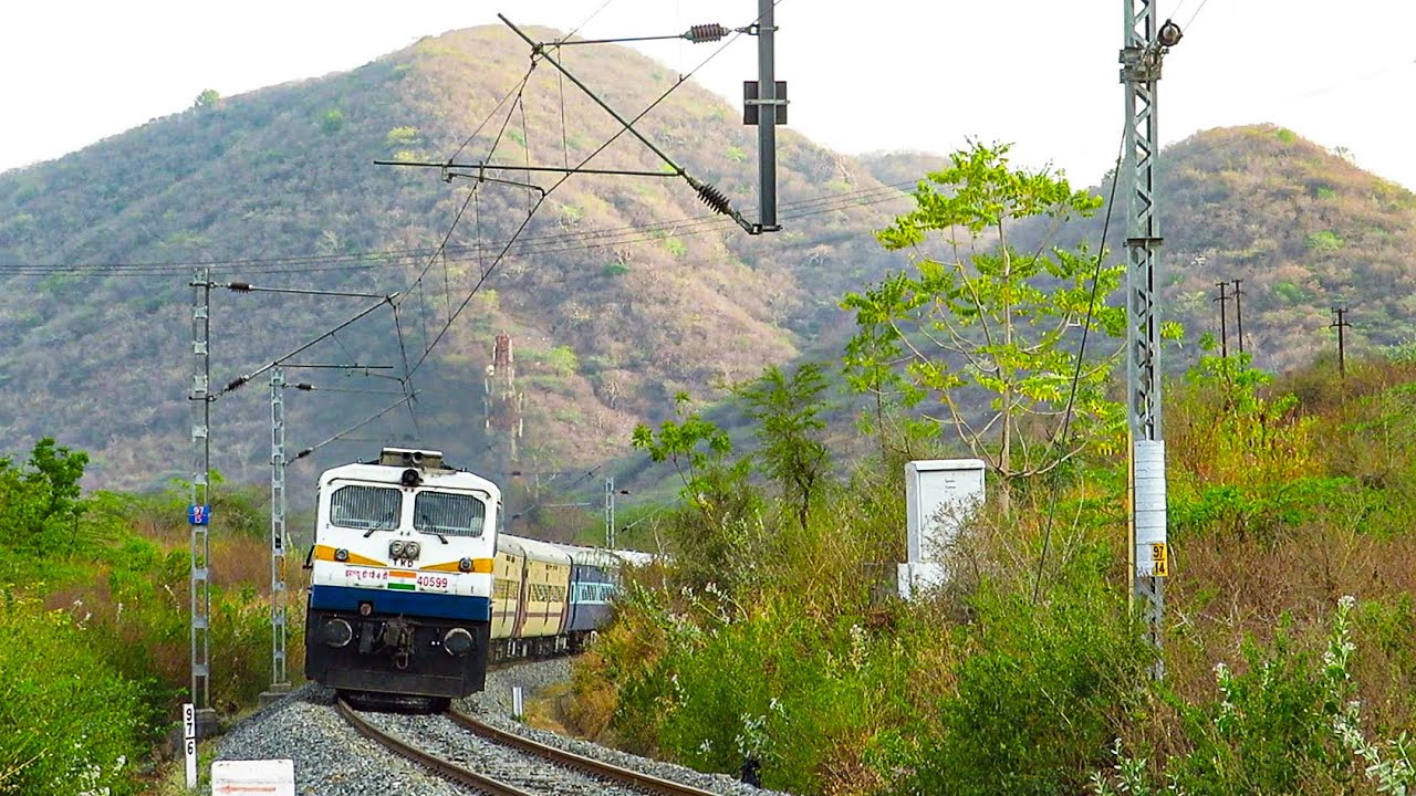 Chetak Express through Beautiful Udaipur - YouTube