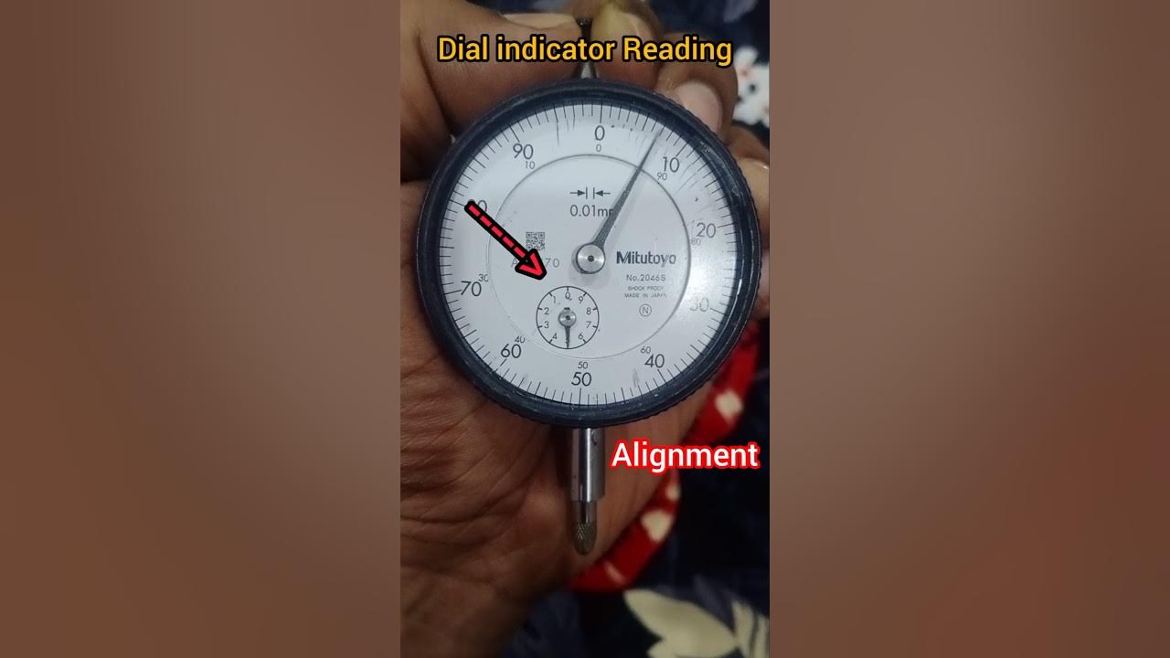Alignment dial indicator reading | alignment in Hindi #alignment #tranding #shortsfeed # ...