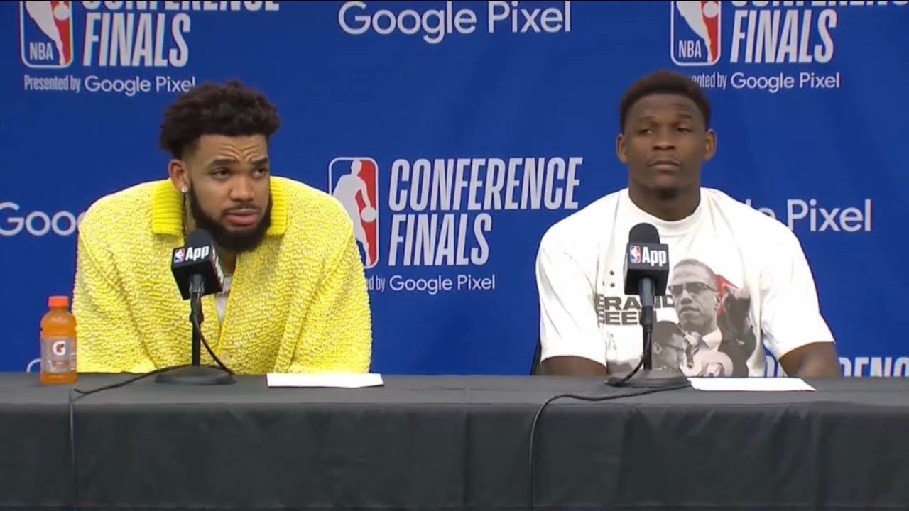 Anthony Edwards & Karl-Anthony Towns recap Minnesota Timberwolves win ...