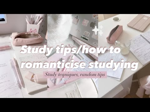 Study tips/how to romanticise studying ⋆ ˚｡⋆୨୧˚ - YouTube