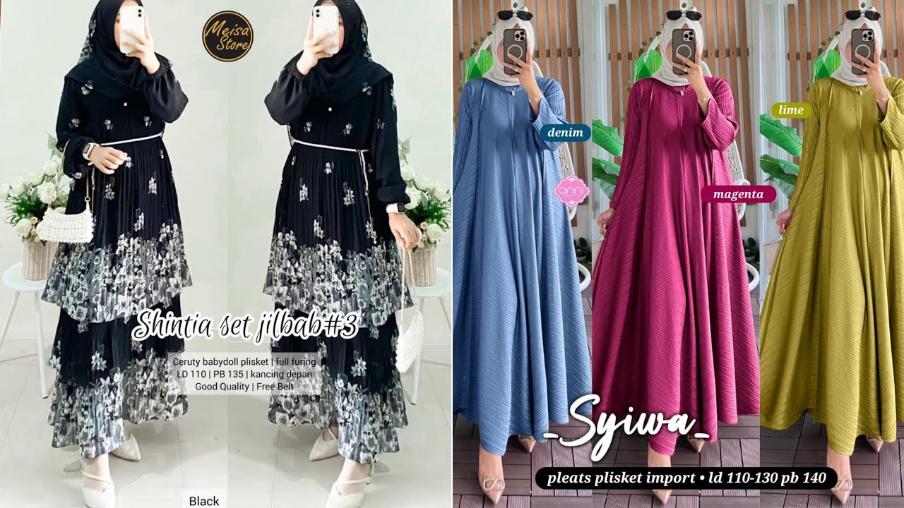 Model Terbaru Gamis Daily Jumbo Premium 🌟 Tunik Dan Stelan Kulot ...