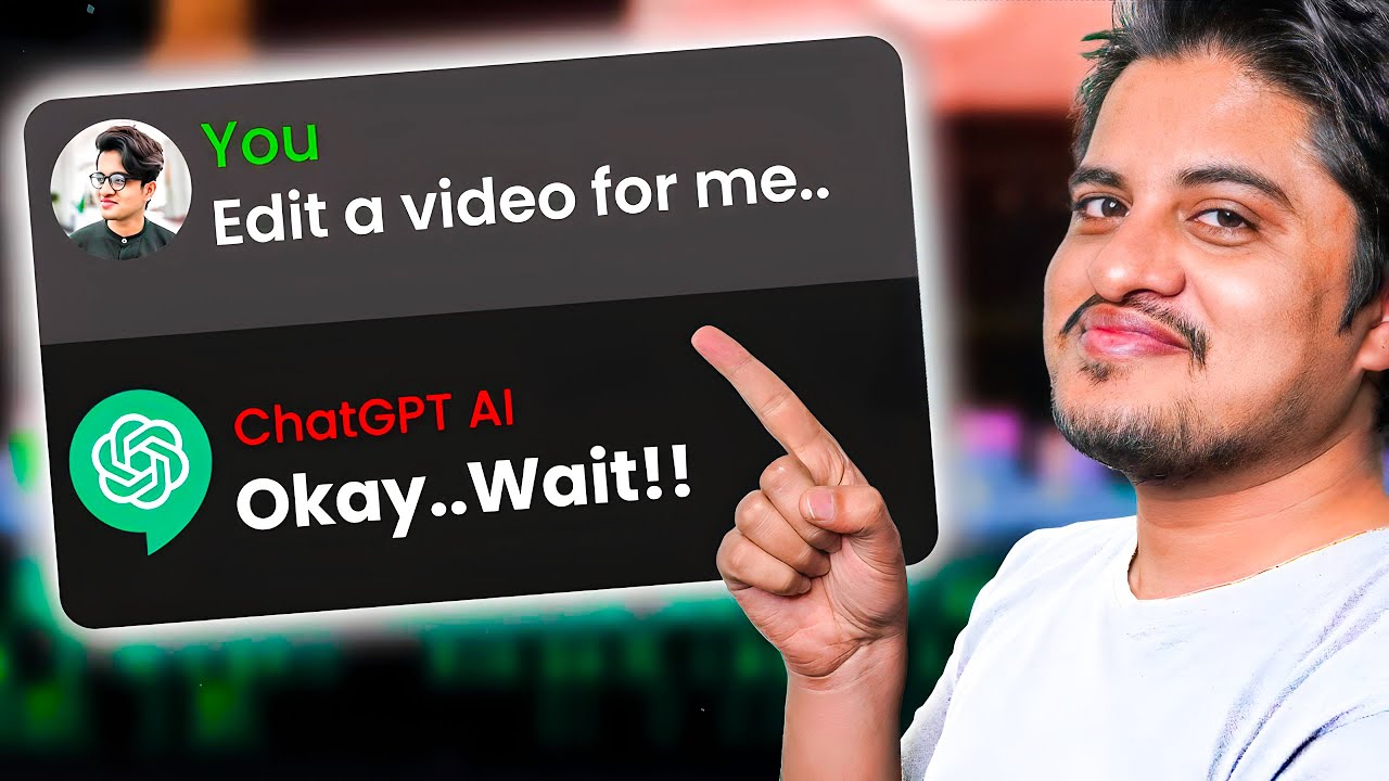Future Of Video Editing with ChatGPT? - It is Shocking - YouTube