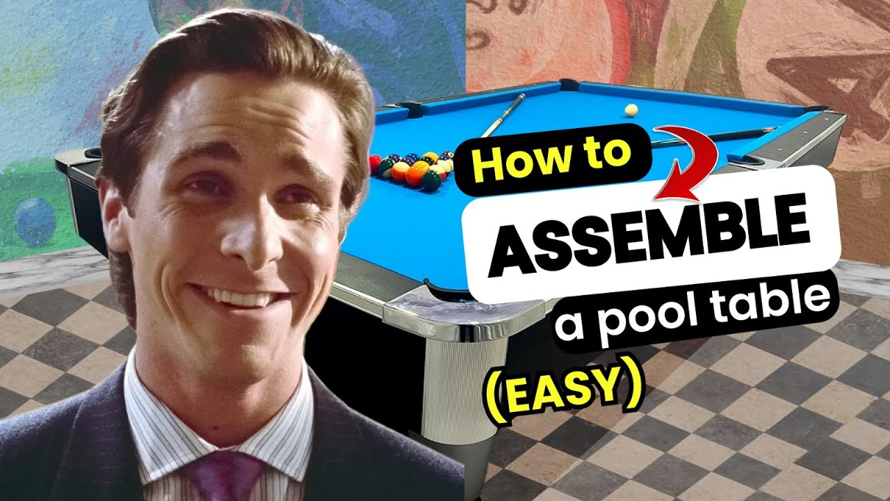 How to Assemble an American Pool Table Like a BOSS - YouTube