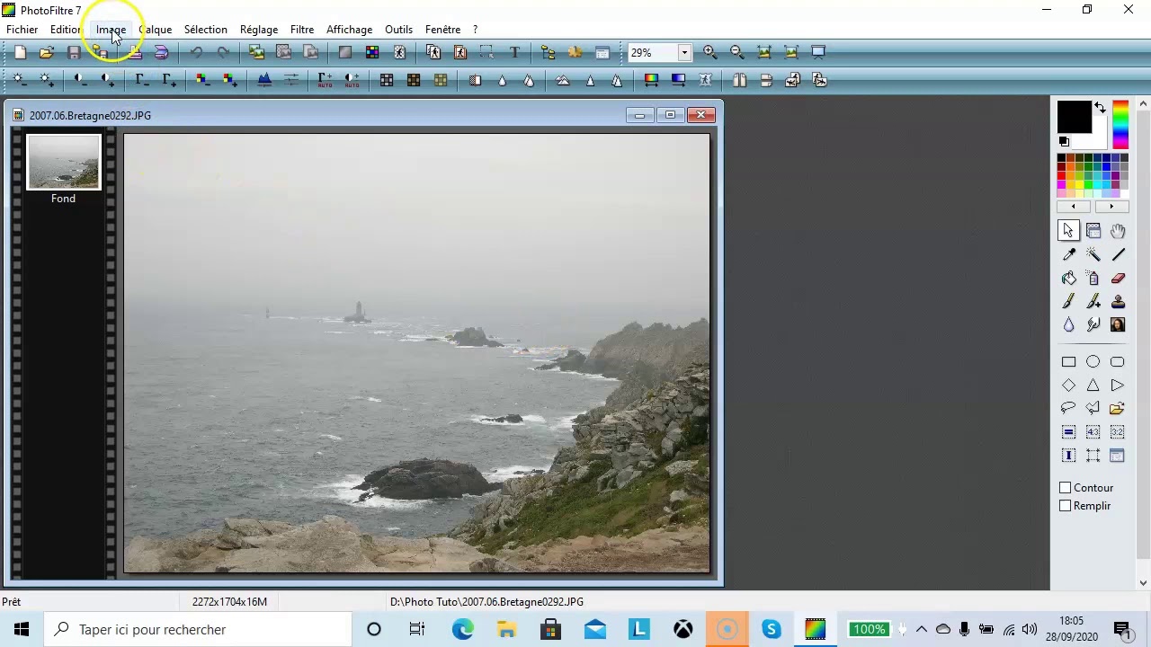Tuto Interface PhotoFiltre 7 - YouTube
