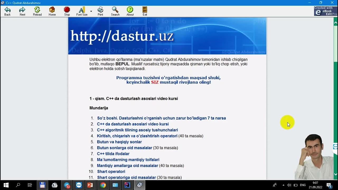 Java offline darsliklar - Lesson1_8 - YouTube