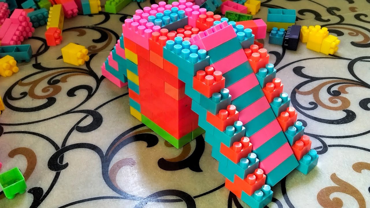 Satisfying DIY Lego blocks Slide | ASMR building block | Lego blocks ...