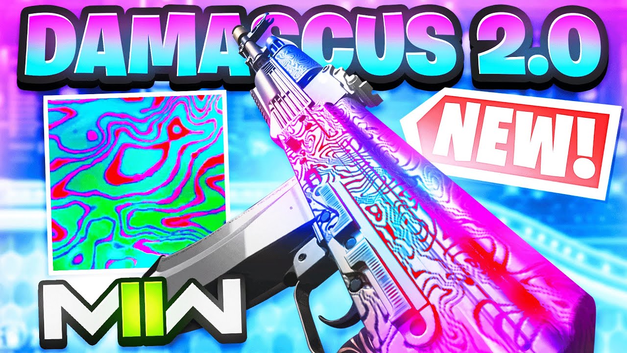 so they added DAMASCUS CAMO to MW2.. DAMASCUS 2.0 MODERN WARFARE 2 ...