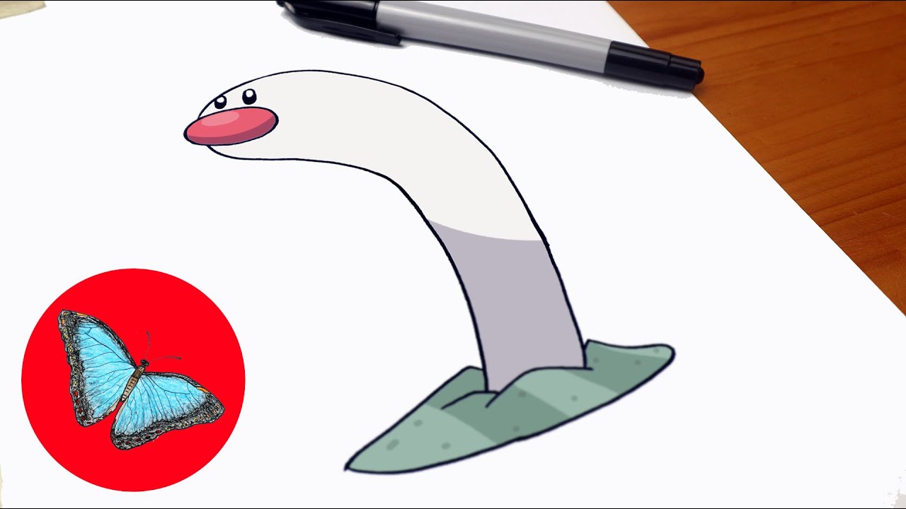 How To Draw Pokemon - Wiglett Easy Step by Step - YouTube
