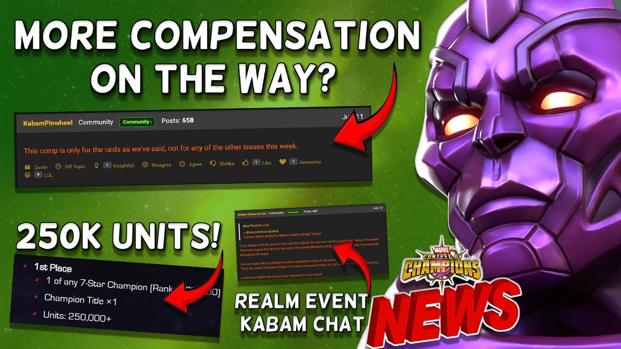 250K Units Prize! More On The Realm Event Points Situation | More ...