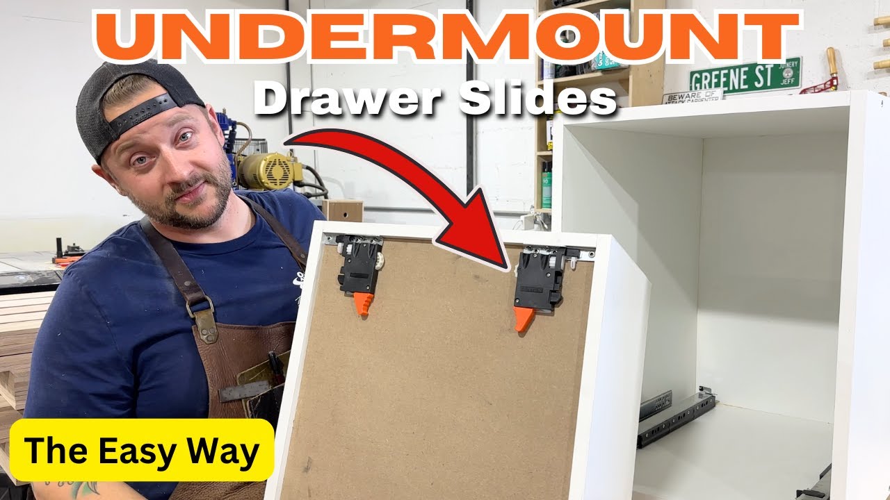 How to Fit Drawers and Install Undermount Drawer Slides / The Easy Way ...
