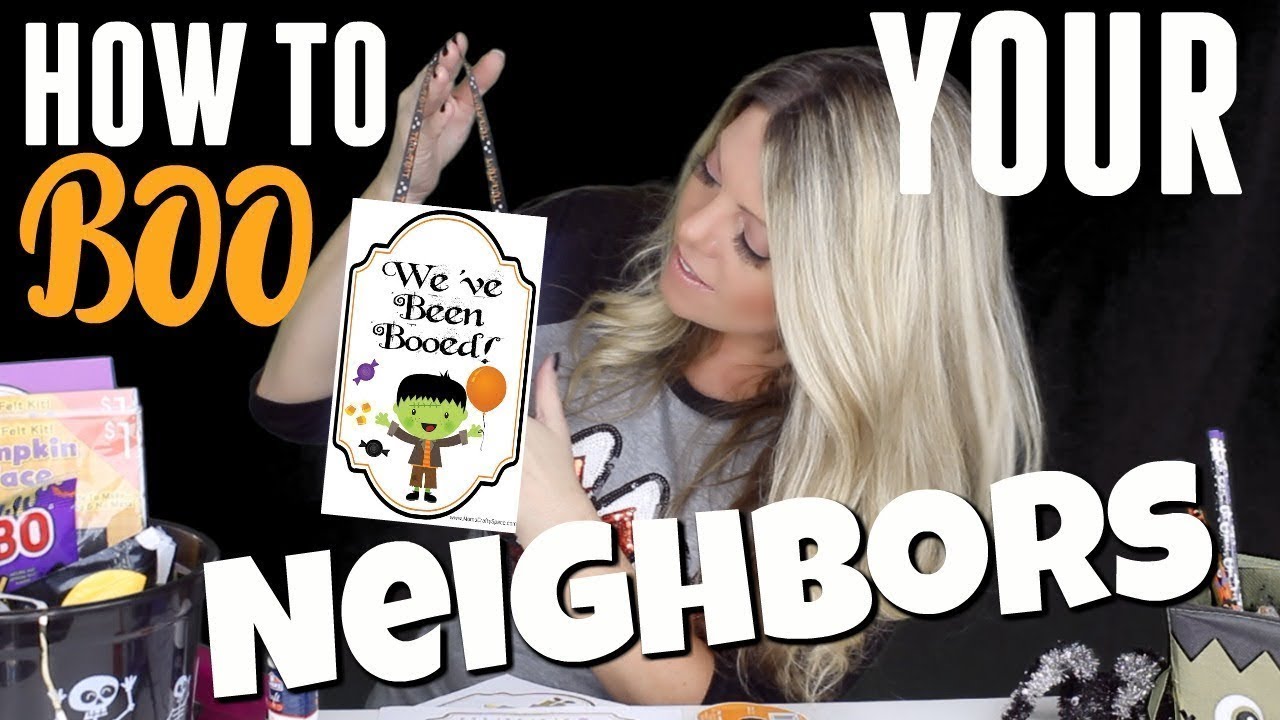 HOW TO BOO YOUR NEIGHBORS for HALLOWEEN! BOO BUCKET DOLLAR TREE IDEAS ...