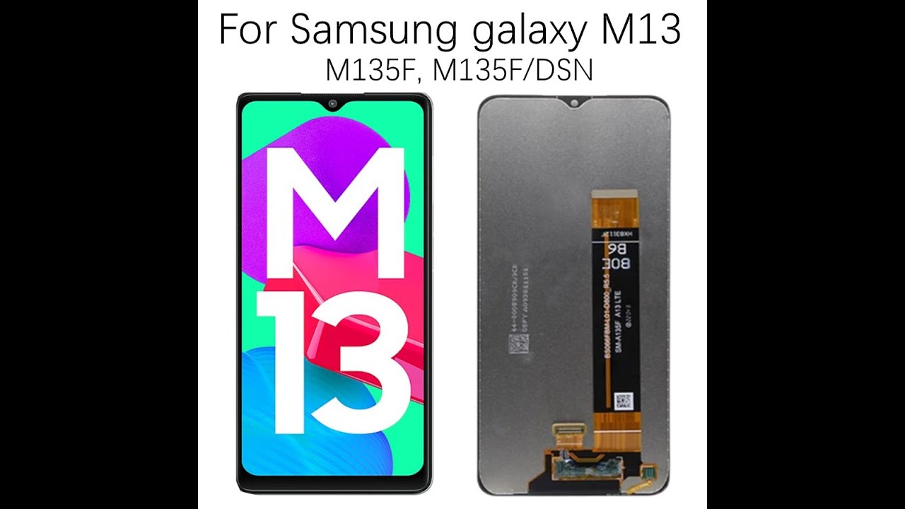 how to replace Samsung M13 screen - YouTube