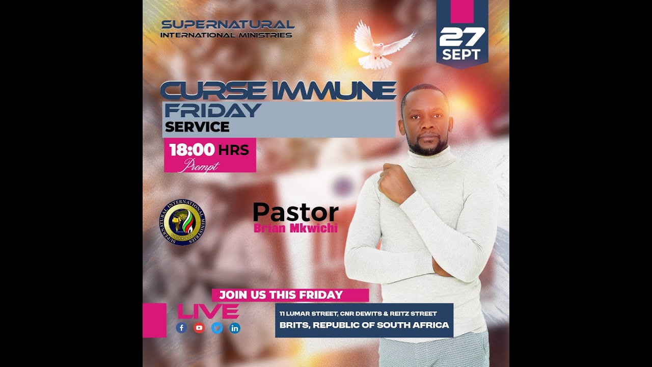 FRIDAY SERVICE - CURSE IMMUNE - YouTube