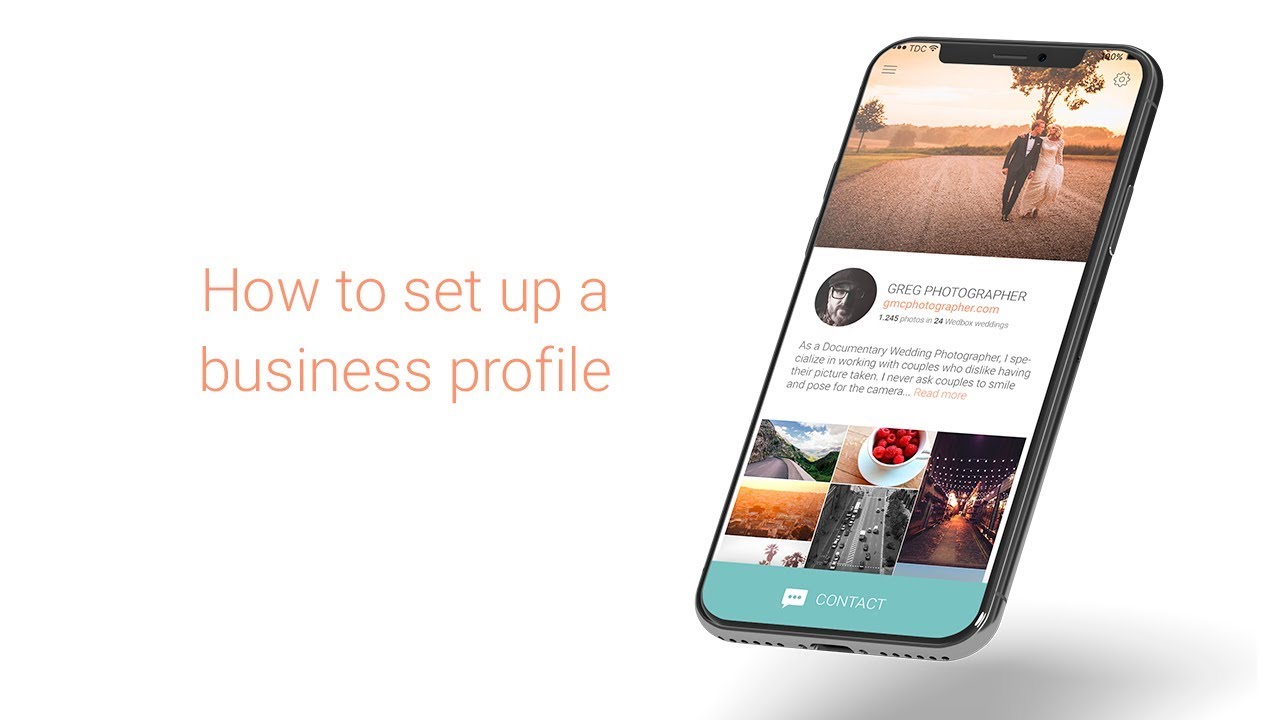 How to set up a business profile - YouTube