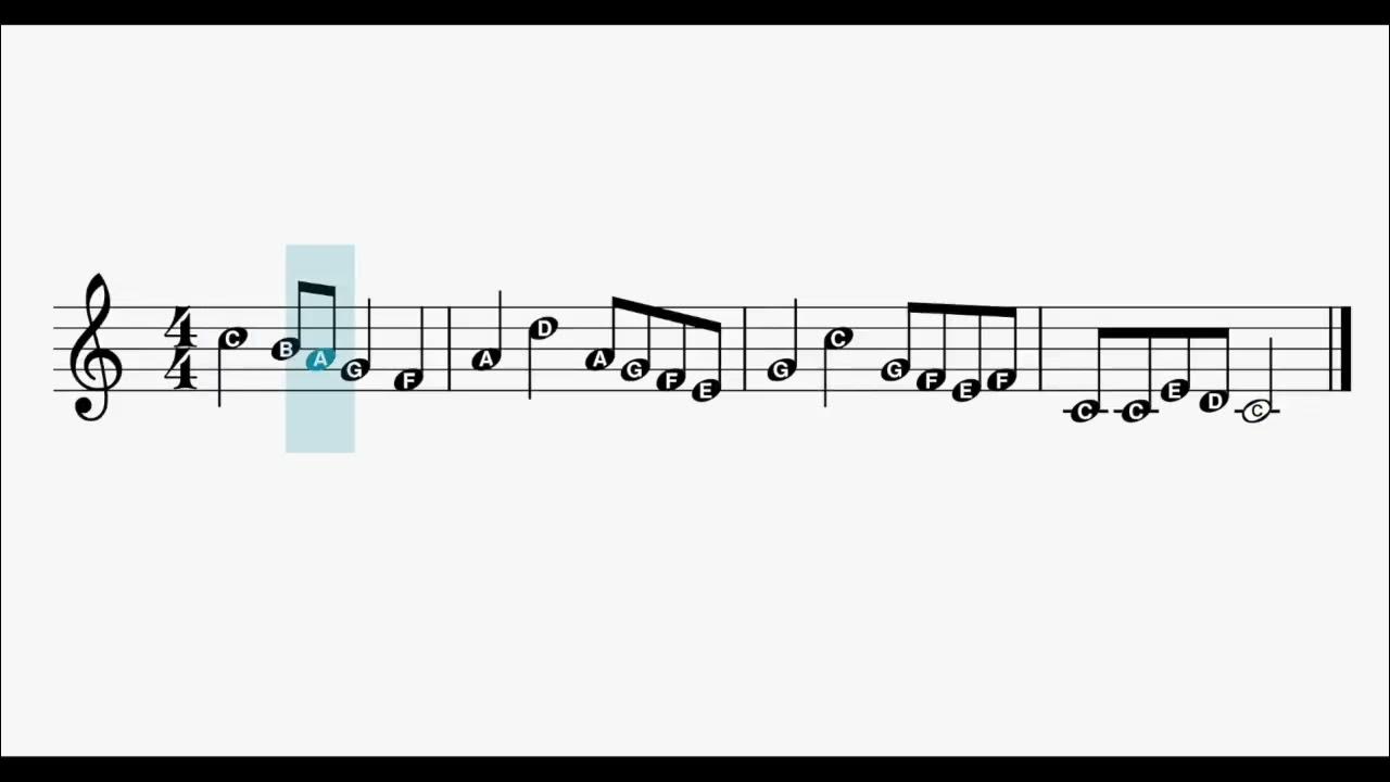 Ear training : melodic dictation practice (level 2) 1-11 | Repeat 10 ...