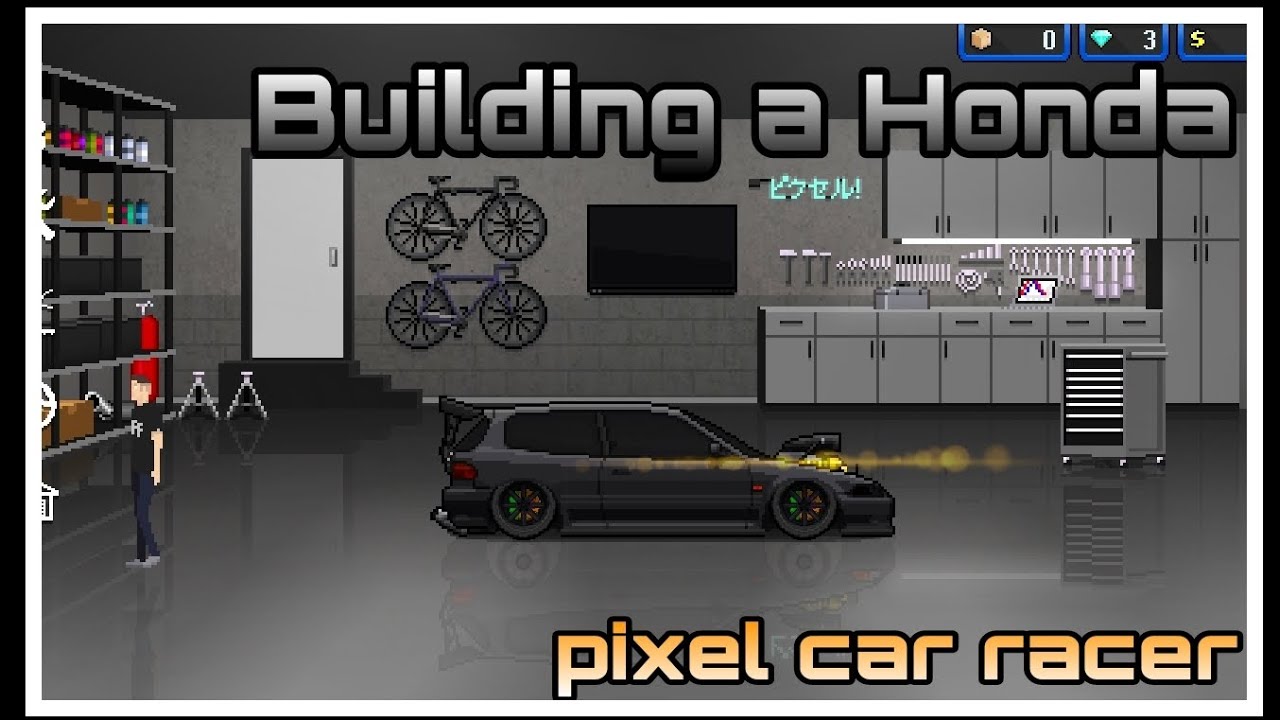 Building Honda ||Pixel Car Racer - YouTube