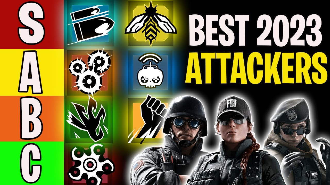 Year 8 ATTACKER Tier List - Rainbow Six Siege 2023 - YouTube