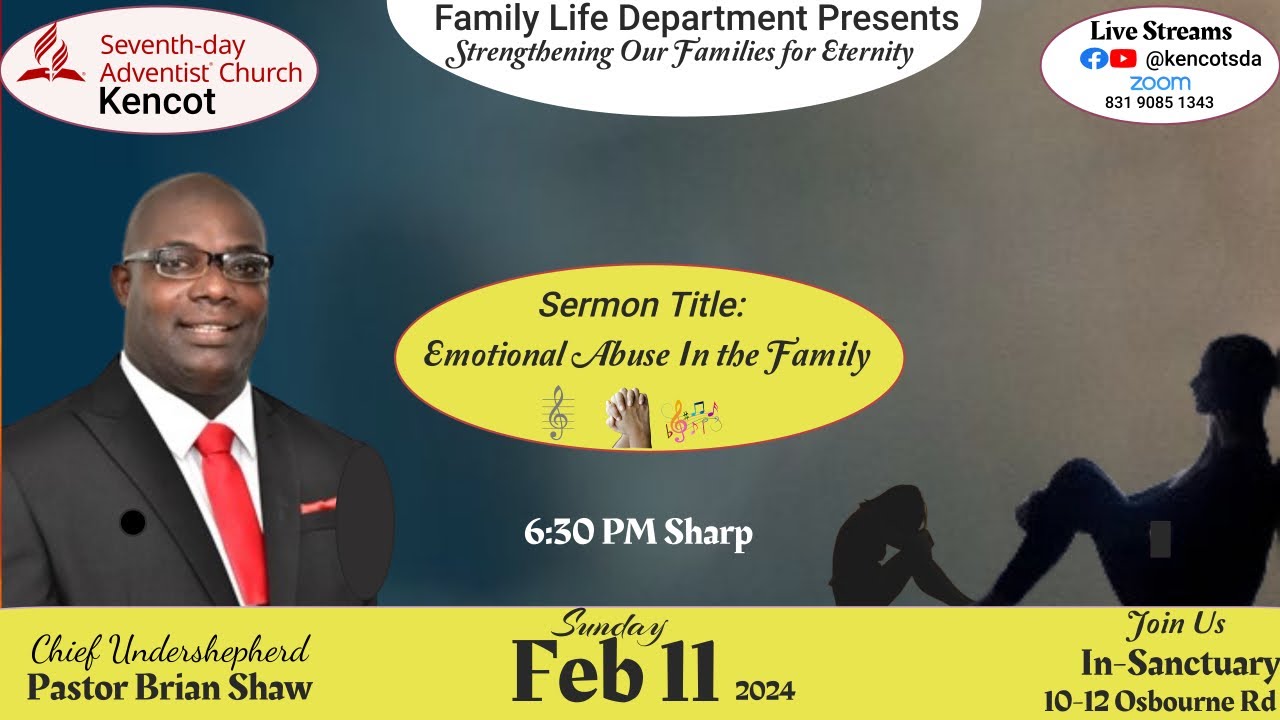 Emotional Abuse in the Family - Pastor Brian Shaw- Family Life Series ...