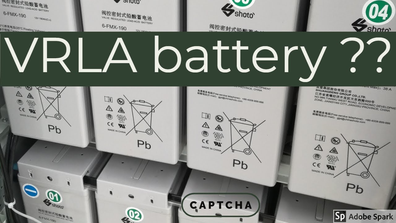 VRLA batteries?? - YouTube