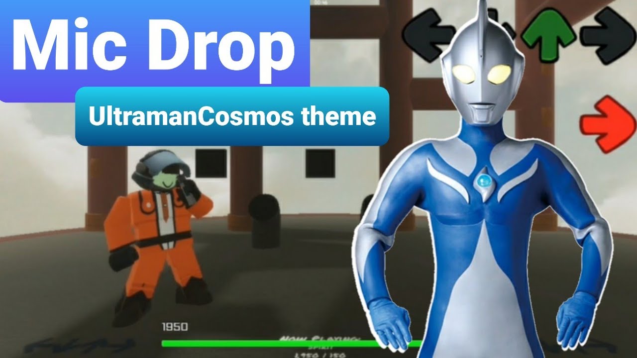 Roblox Mic Drop | Ultraman Cosmos theme - YouTube