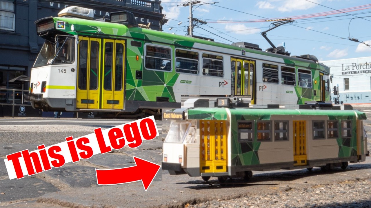 LEGO Melbourne Z3 Class Tram Showcase - YouTube