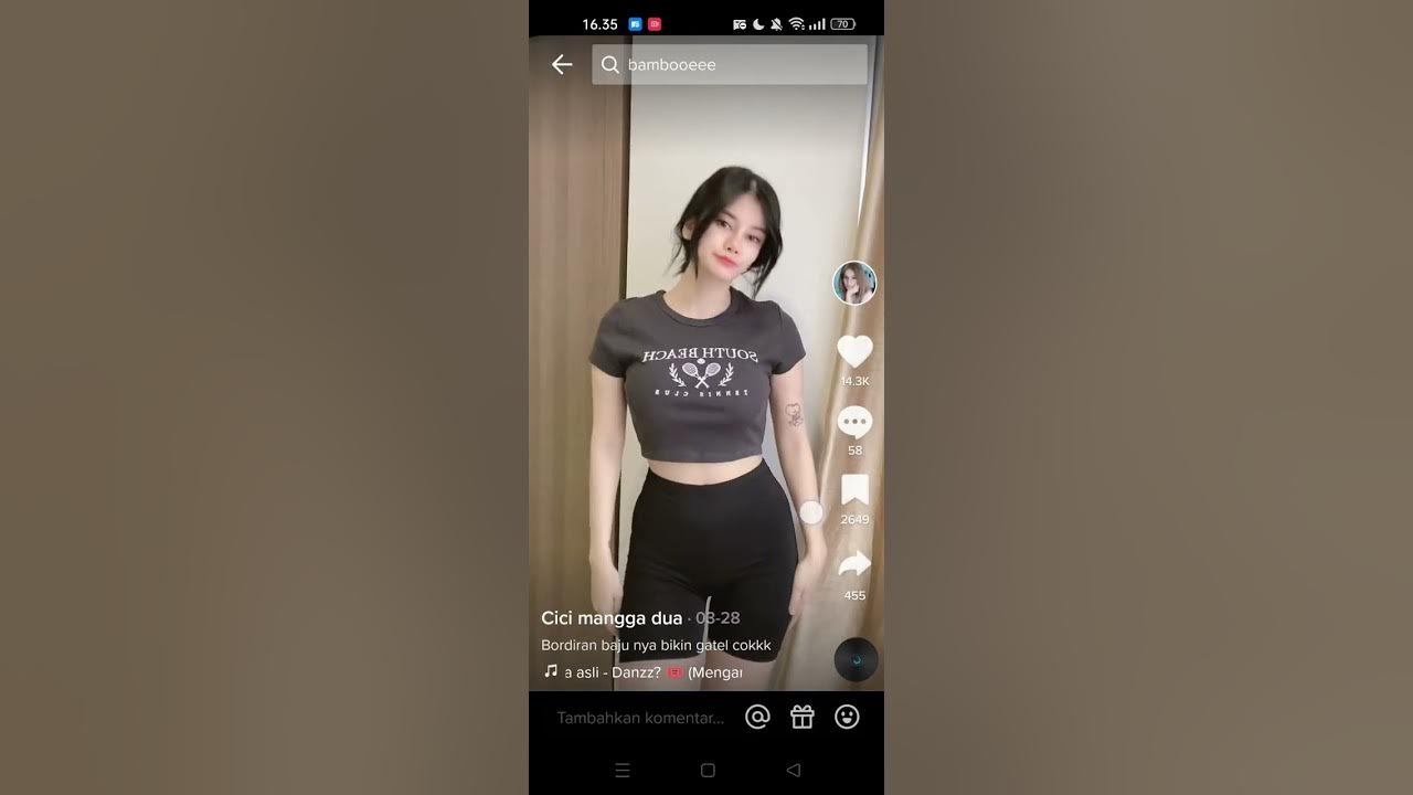 Cewek tiktok, cici, Cantik sexy, don't look at nenene bigo - YouTube