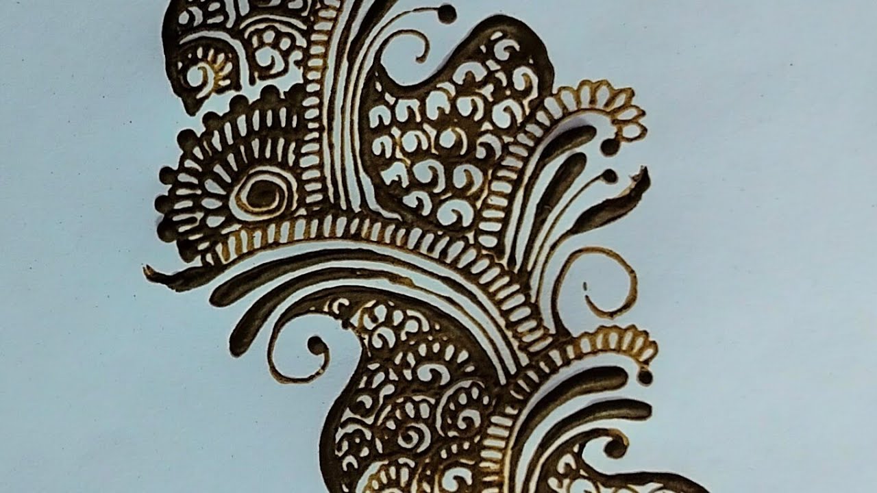 Arabic mehandi designs for beginners 🤗|| how to practice mehandi ...