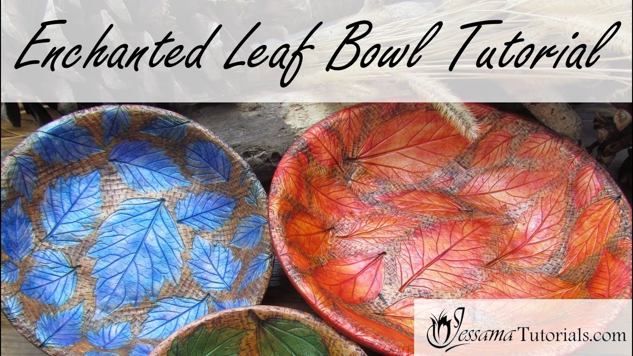 Polymer Clay Project: Enchanted Leaf Bowl Tutorial - YouTube