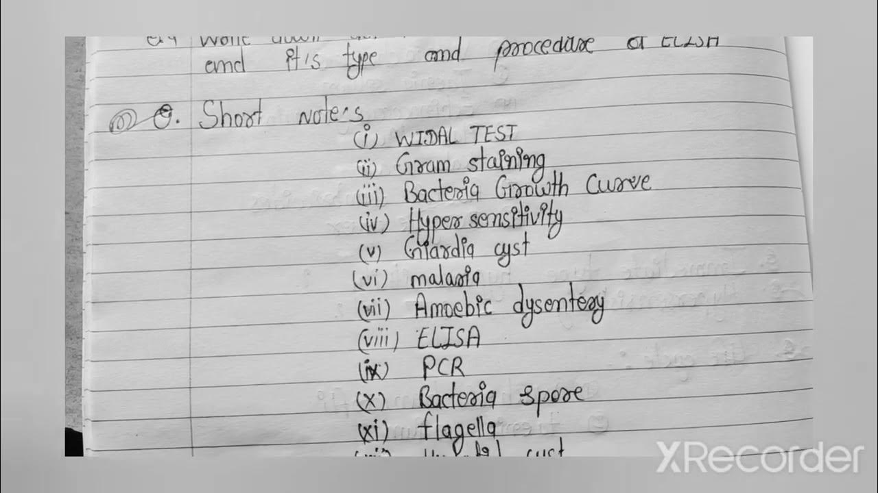 DMLT 2nd year microbiology important questions and topic | Dmlt 2nd year old question paper # ...