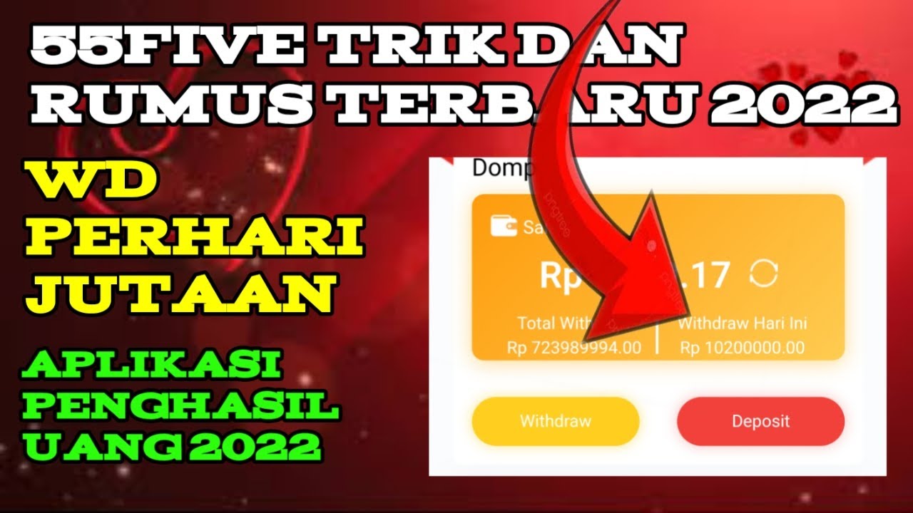 RUMUS 55FIVE SUPAYA JP 10 JTA BERMAIN ANGKA YANG BENAR 2022 #55FIVE ...