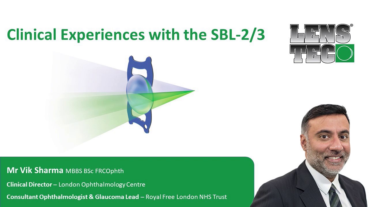 Mr Vik Sharma - Clinical Experiences with the SBL-3 - London OC - YouTube