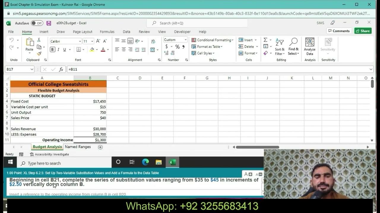 Excel Chapter 6: Hands-On Exercise 3 Simulation Exam | Excel Chapter 6_Simulation Exam - YouTube